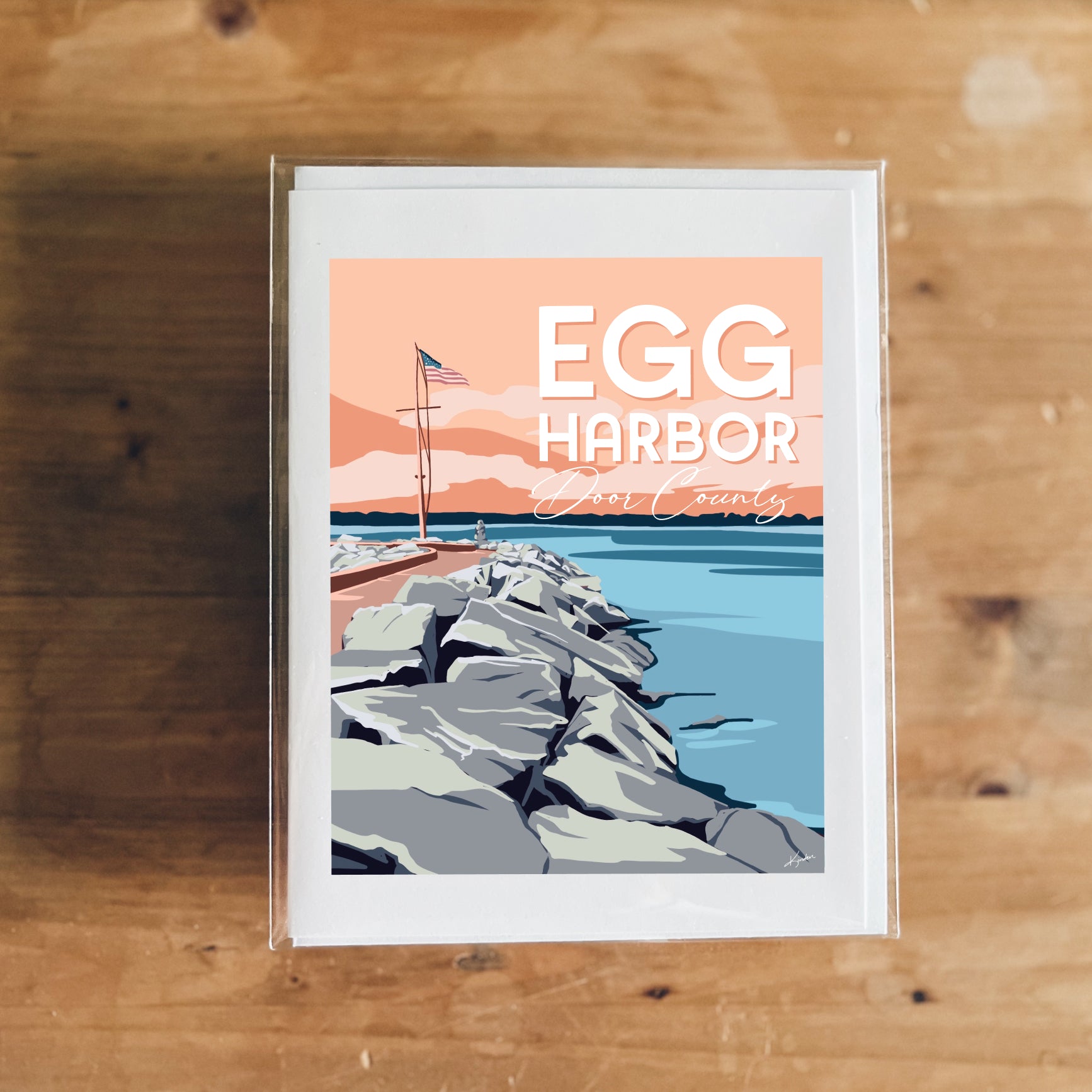 Egg Harbor - Card – Door County Delivered